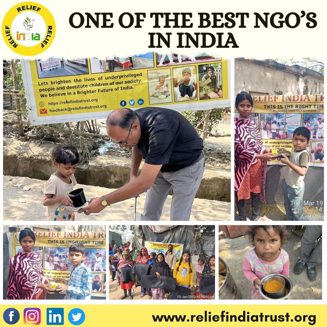 One of the best NGOs in India. Relief India Trust a hope in dim ...
